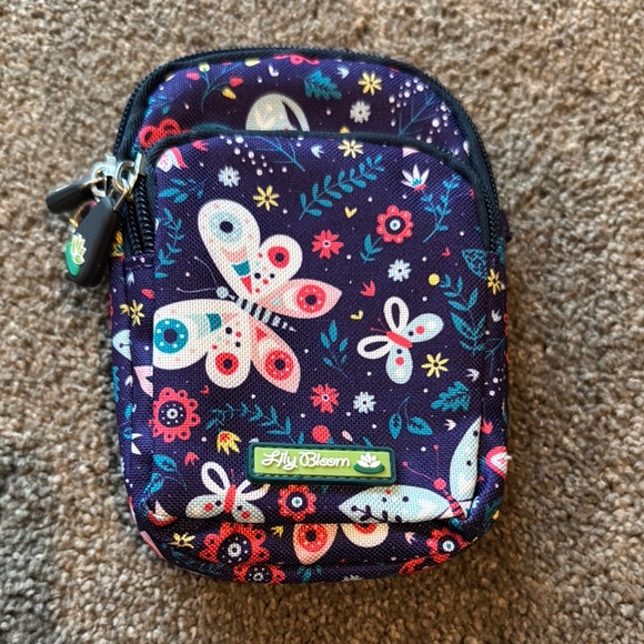 Lily Bloom | Bags | Lily Bloom Arm Band Phone Holder Wallet Butterflies ...